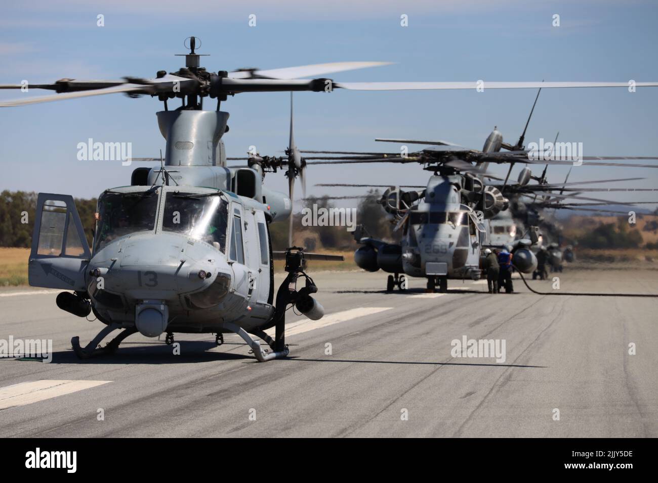 U.S. Marines with Marine Aircraft Group (MAG) 39 and MAG-16, 3rd Marine ...