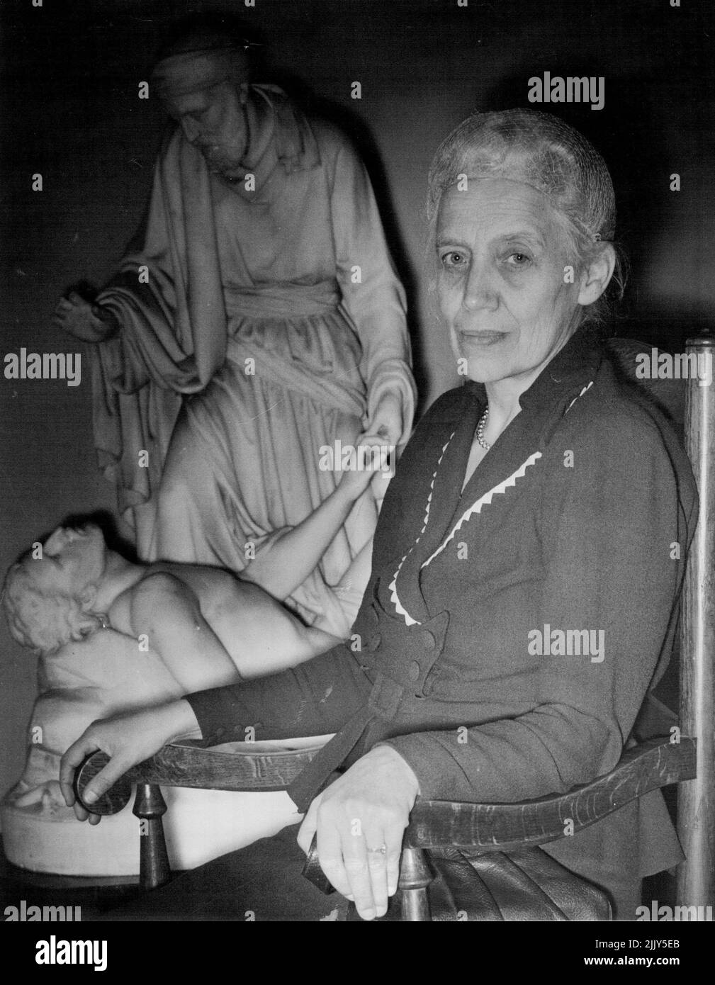 Else Niemoller wife of Pastor N. April 19, 1950 Stock Photo - Alamy