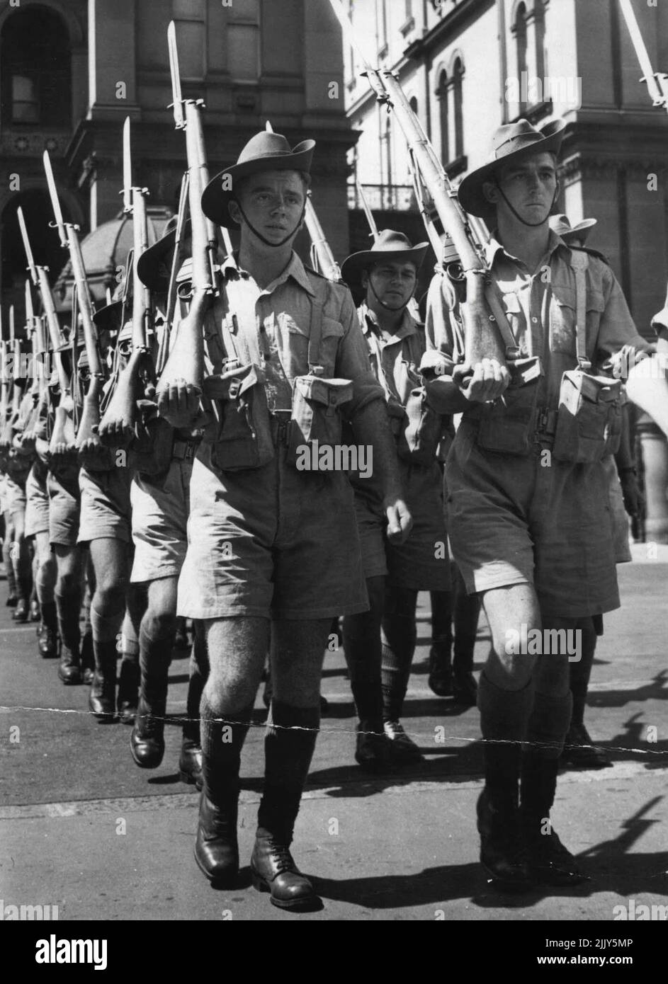 Parades & Marches - 2nd World War - Australian Military. March 22, 1943 ...