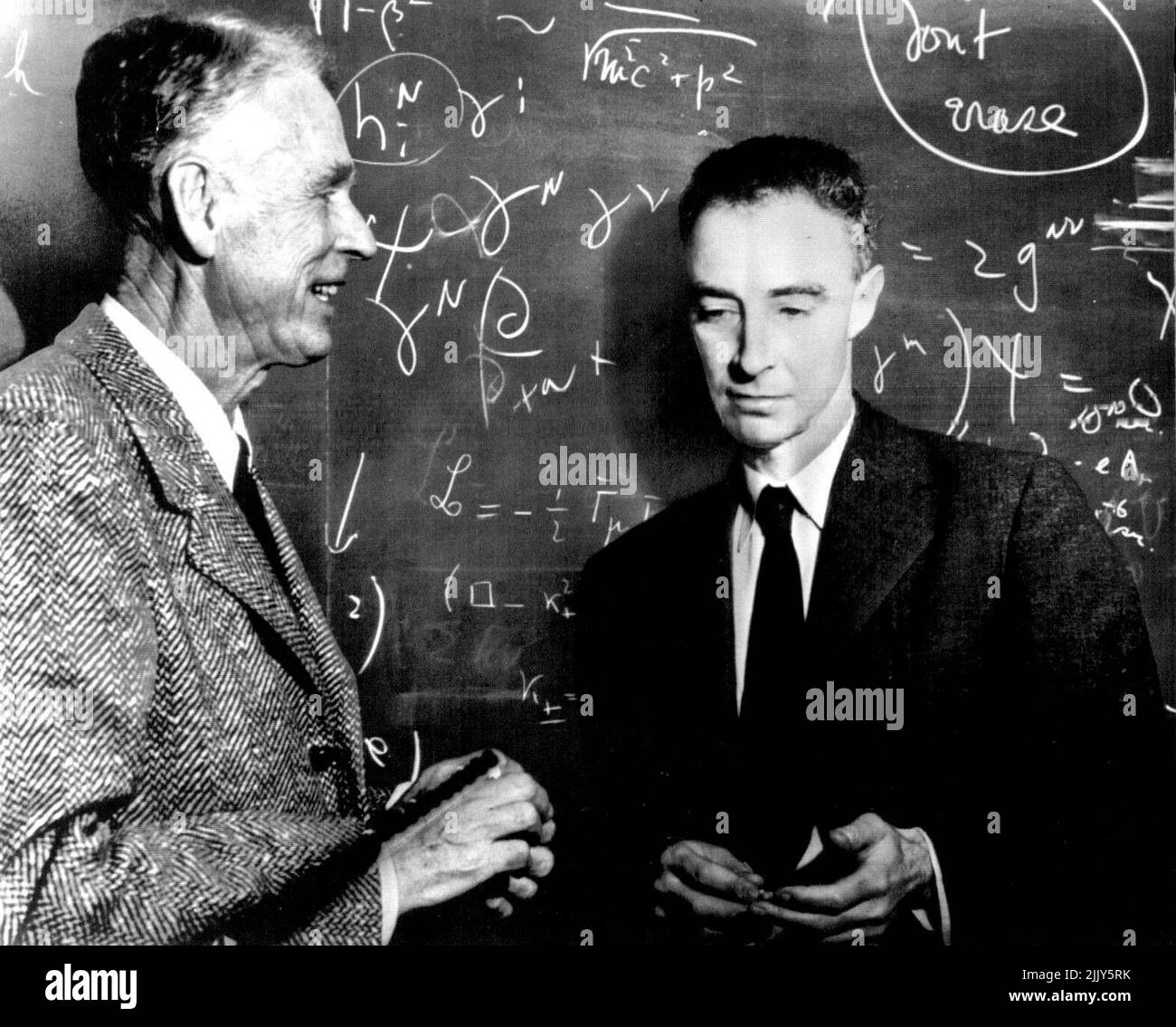 Assumes New Duties - Dr. Robert Oppenheimer (right), former head of the ...