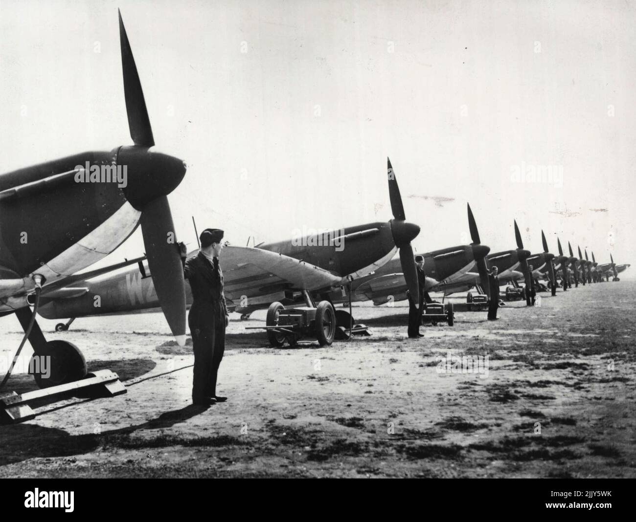Spitfire Mk.1's, of "Battle of Britain" fame. Over 1,200 Spitfires had ...