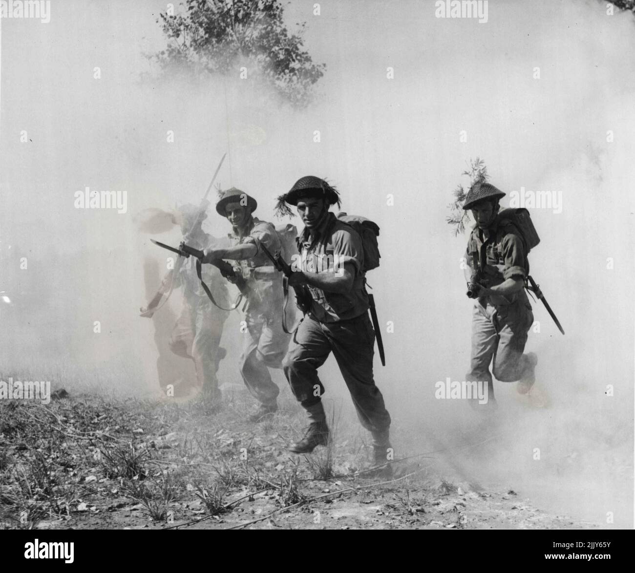 Korea Force - Charging through smoke screen laid down by another ...