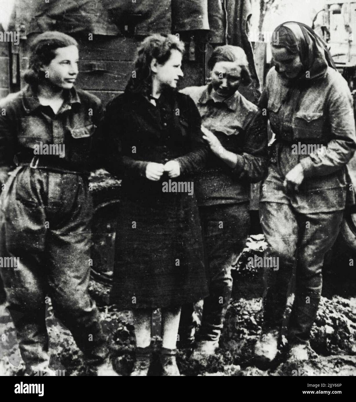 Russo-German Front -- These uniformed Soviet women were captured by ...
