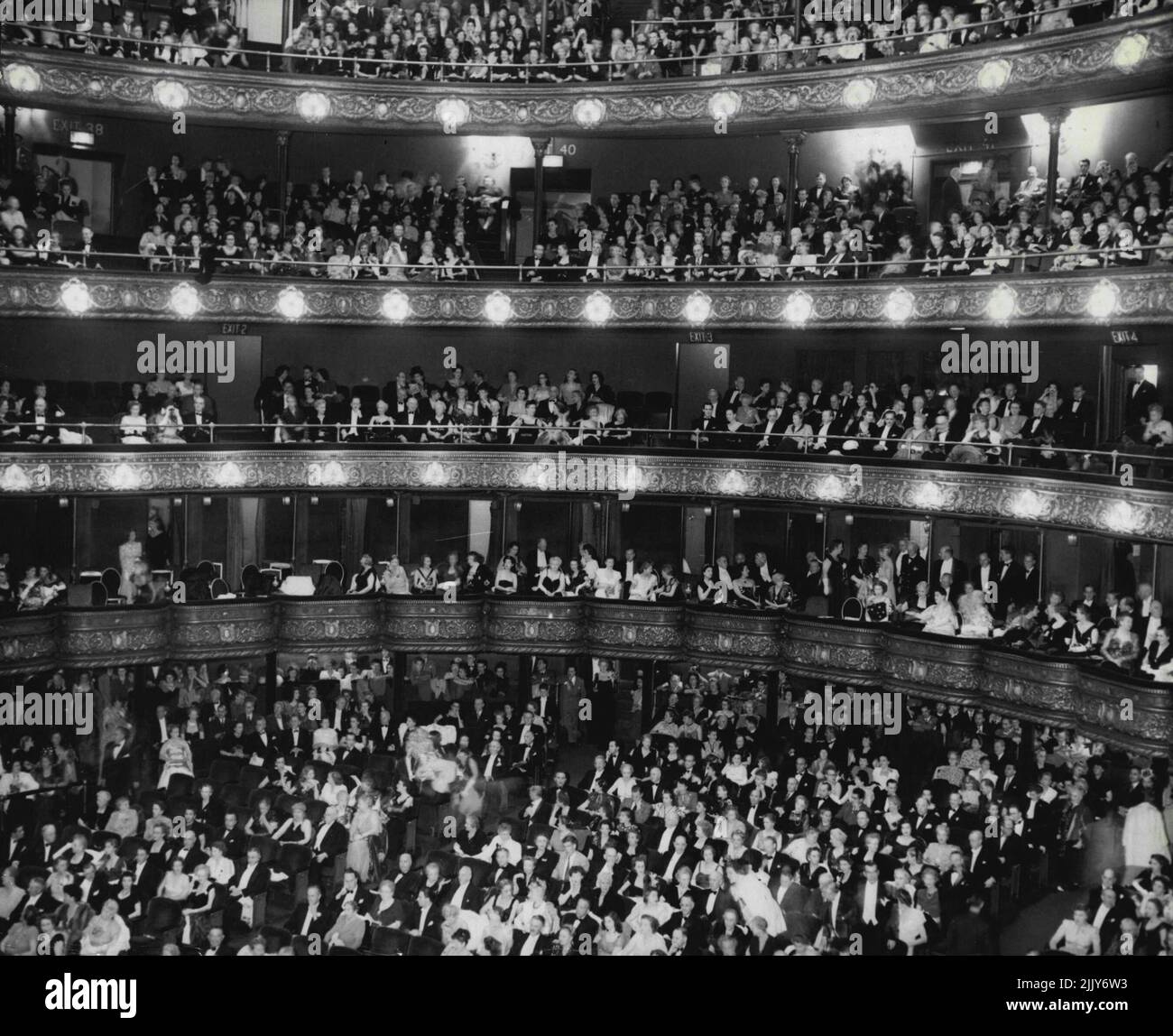 Met Well Filled At Opening -- This is a General view of the ...