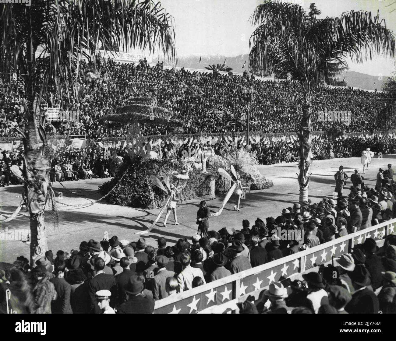 An estimated million persons saw the tournament of roses parade here ...