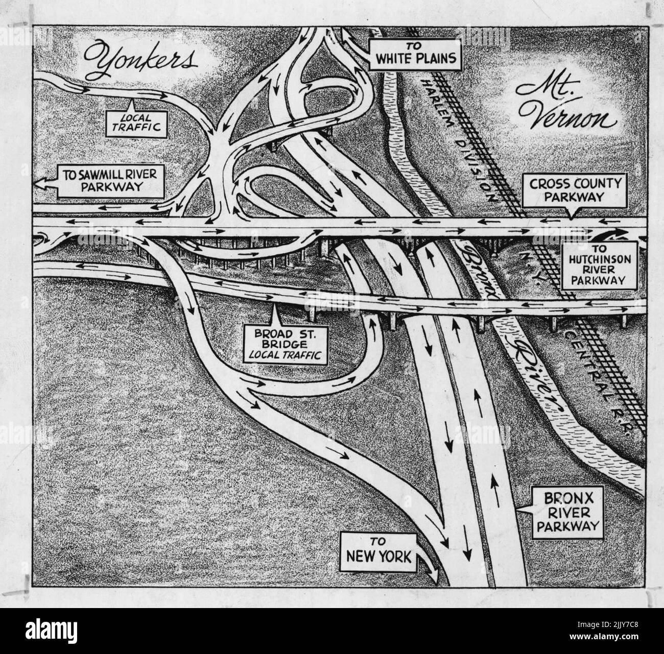 Map of white plains new york Black and White Stock Photos & Images - Alamy