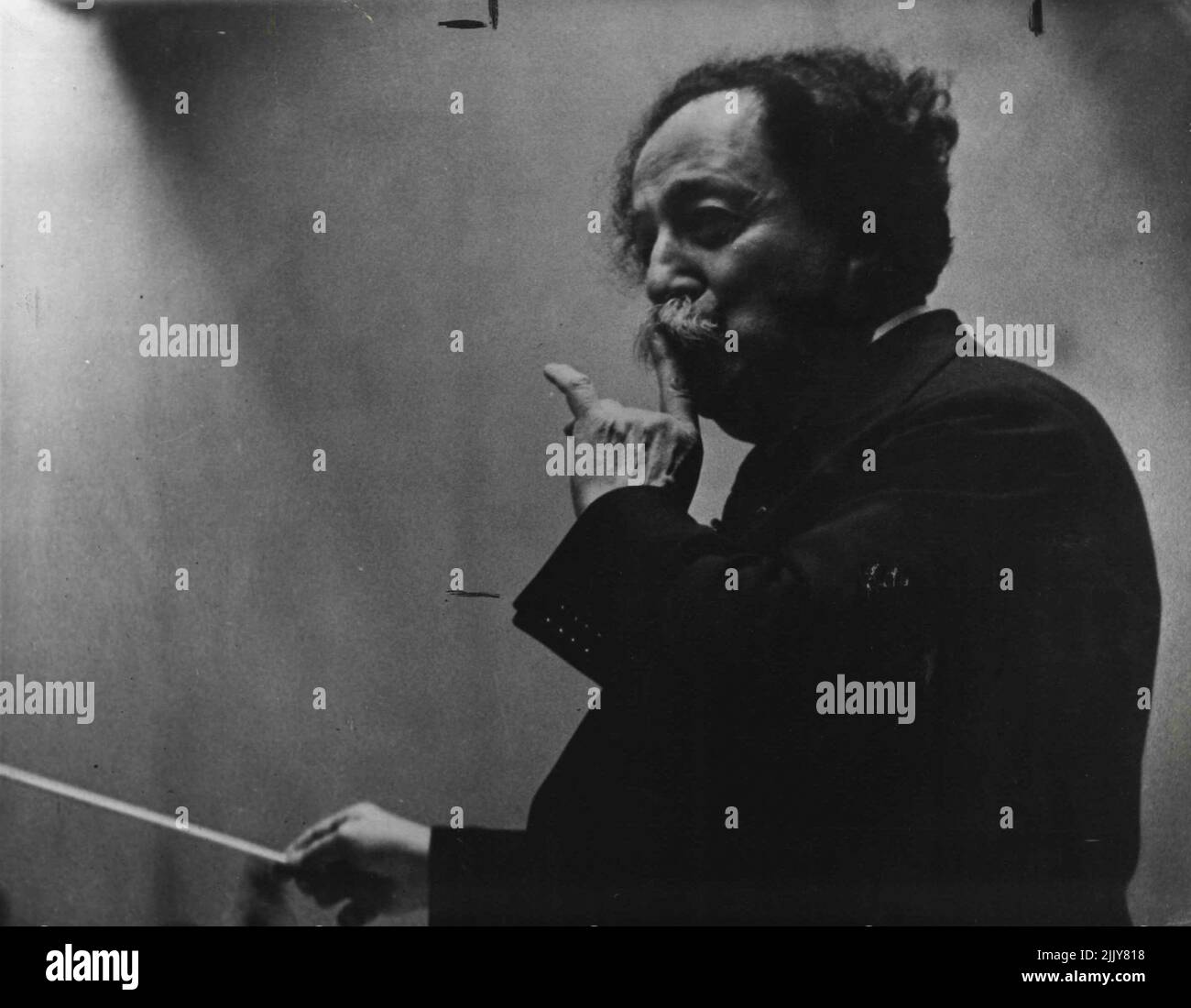 Camera in The Strings -- Pierre Monteaux uses a gentle that needs no ...