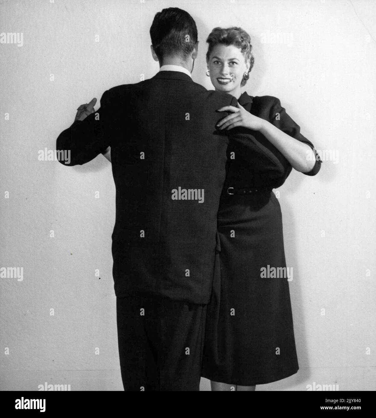 Side Or "Step Out" Position: Man fares in line of direction, girl faces ...