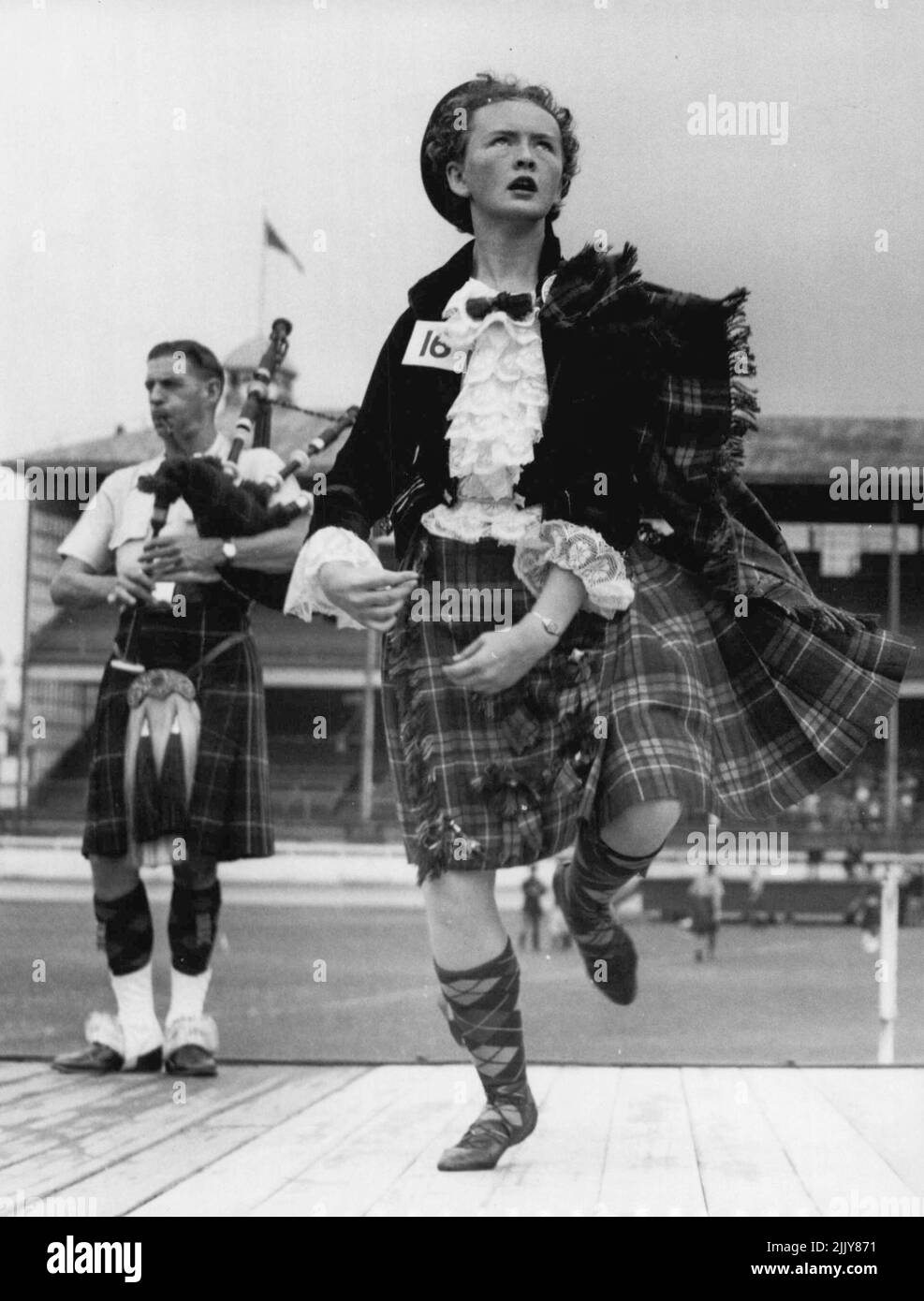 Jan Cheetham (14) of Newcastle dance the Sailor's Hornpipe at the ...