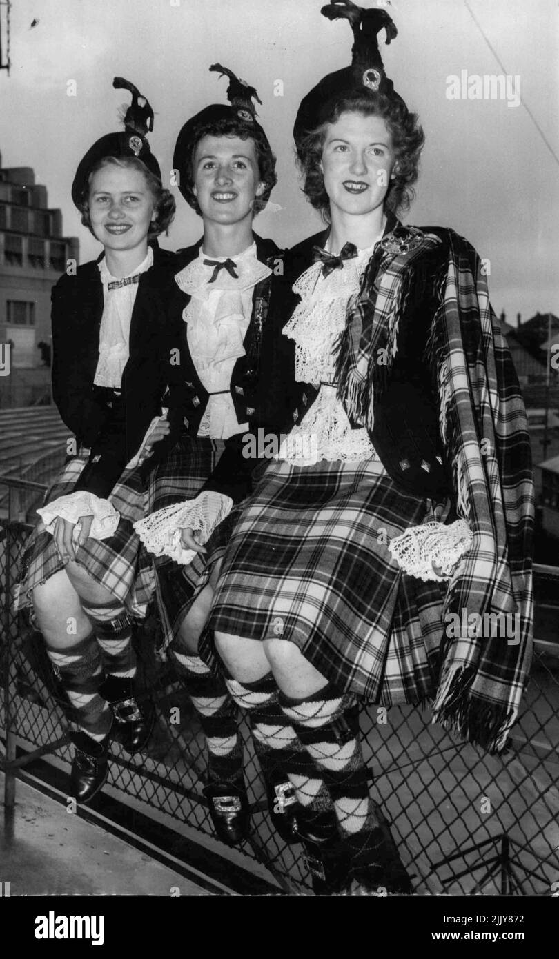 Scottish lassies ***** part in the Best-Dressed Lassies' competition at ...