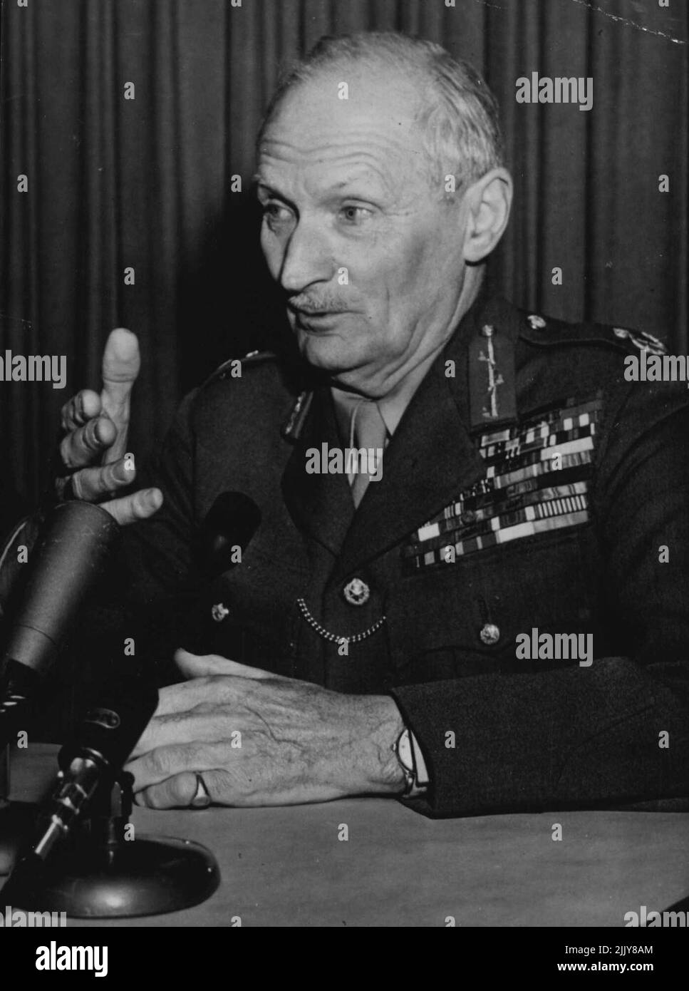 Viscount Montgomery In Washington. Field Marshal Viscount Montgomery ...