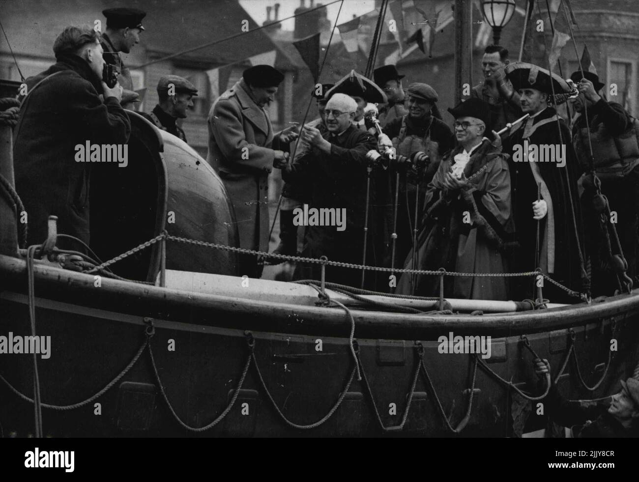 Monty Joins File Winkle Club: Close-up of Field Marshal Viscount ...