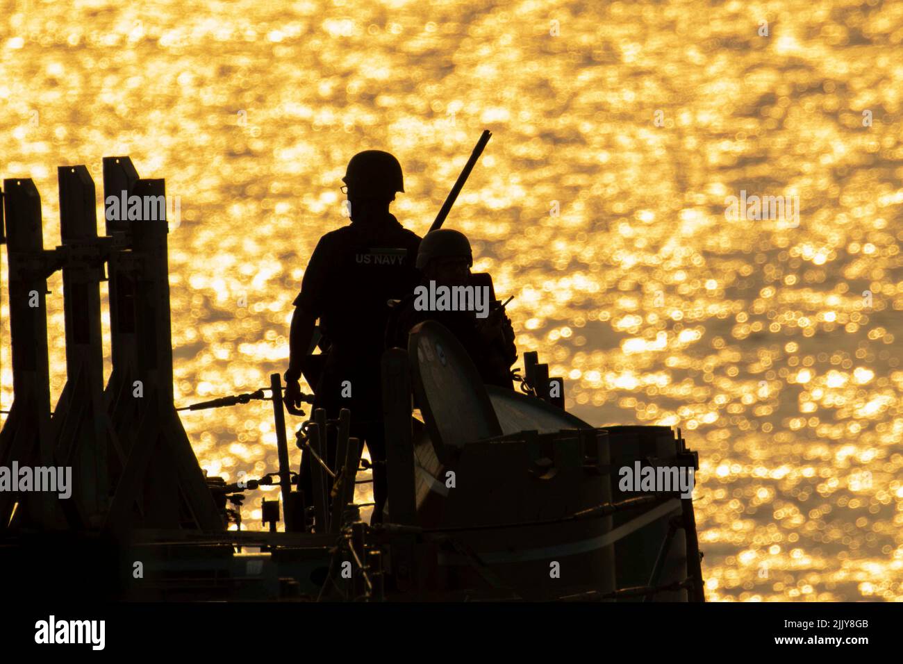 Jakarta, Indonesia. 21st July, 2022. Torpedoman's Mate 1st Class Mikal ...