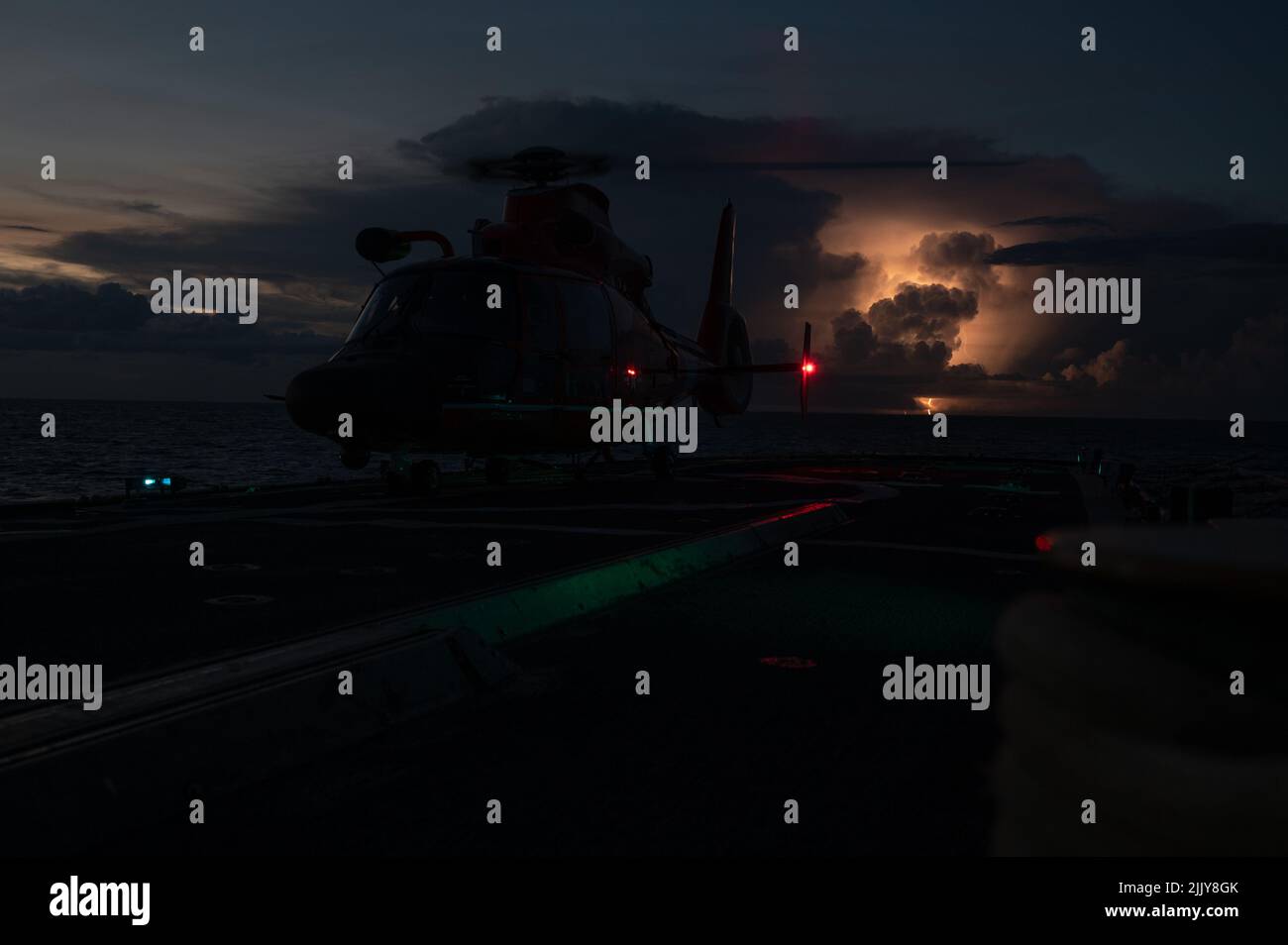 A U.S. Coast Guard MH-65 Dolphin, an asset from Coast Guard’s ...