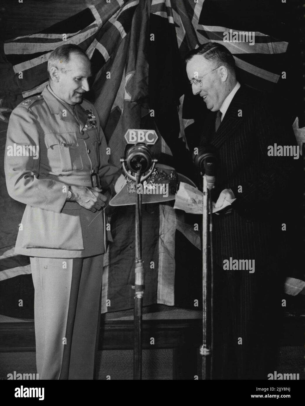 Monty's Hat Goes To Australia - Field Marshal Lord Montgomery presented ...