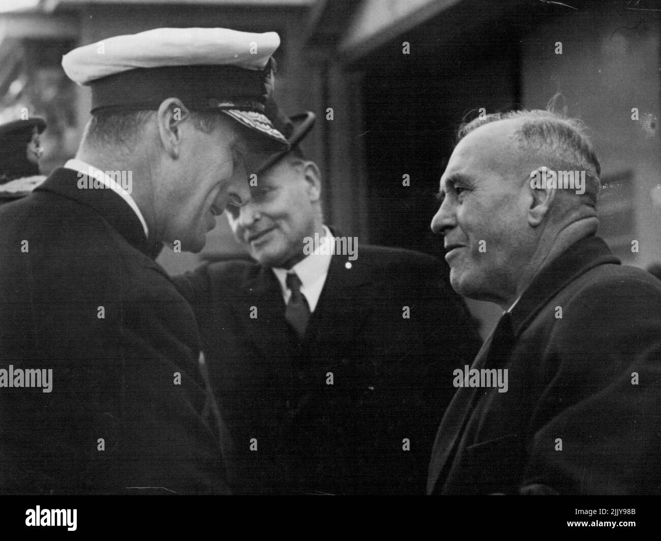 Premier Greets Lord Louis Mountbatten - Admiral Lord Louis Mountbatten ...