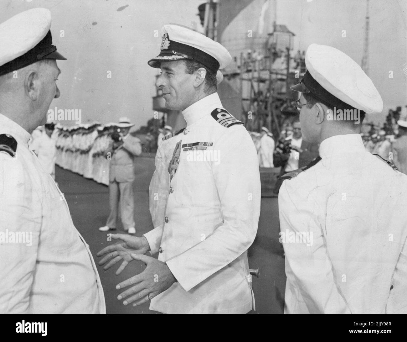 Lord louis mountbatten Black and White Stock Photos & Images - Alamy