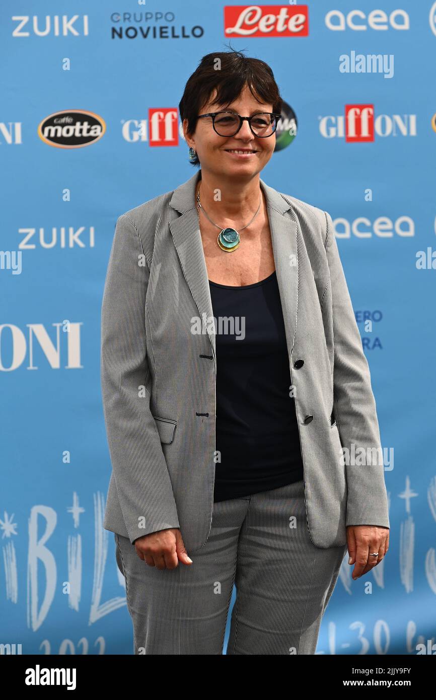 GIFFONI VALLE PIANA, ITALY - JULY 28: Maria Chiara Carrozza attend the ...