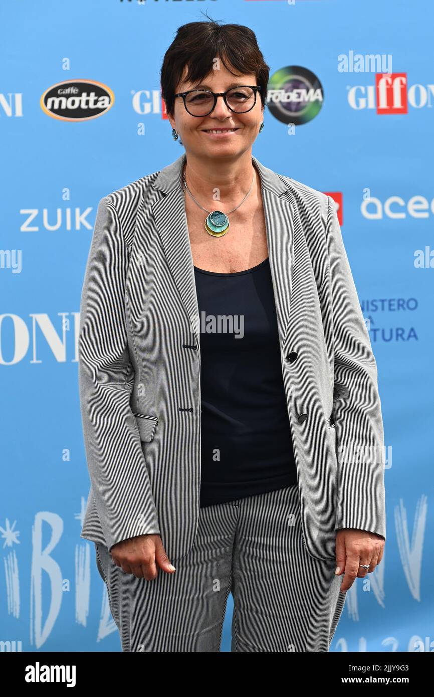GIFFONI VALLE PIANA, ITALY - JULY 28: Maria Chiara Carrozza attend the ...