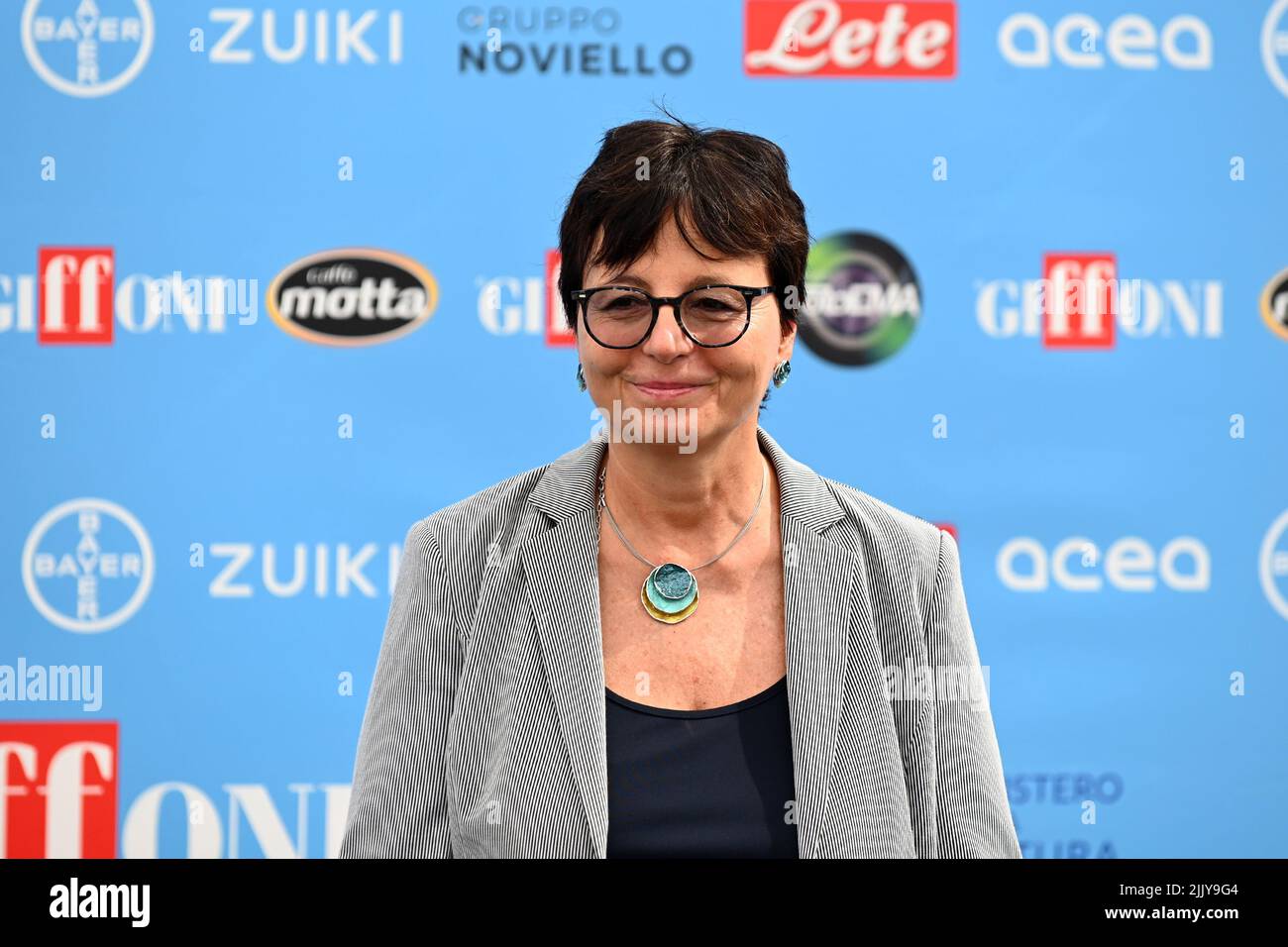 GIFFONI VALLE PIANA, ITALY - JULY 28: Maria Chiara Carrozza attend the ...