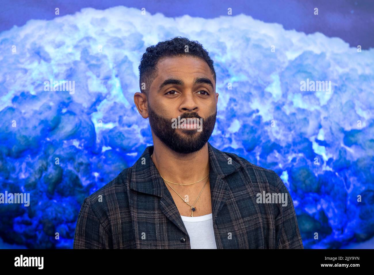 London, UK. 28 July 2022. Actor Anthony Welsh attends the UK premiere ...