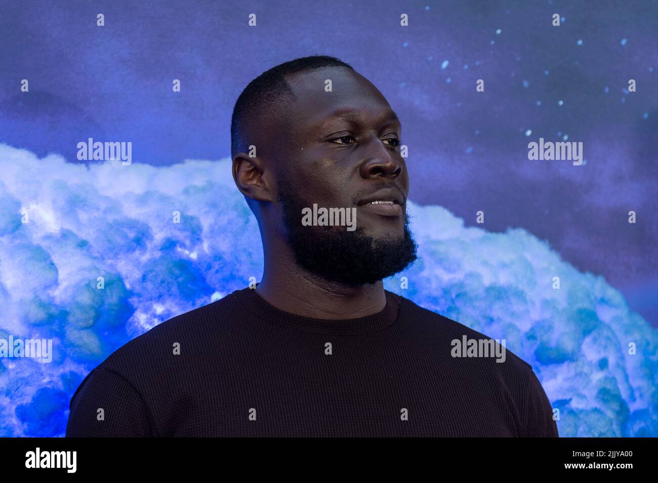 London, UK. 28 July 2022. Rapper Stormzy attends the UK premiere of the ...