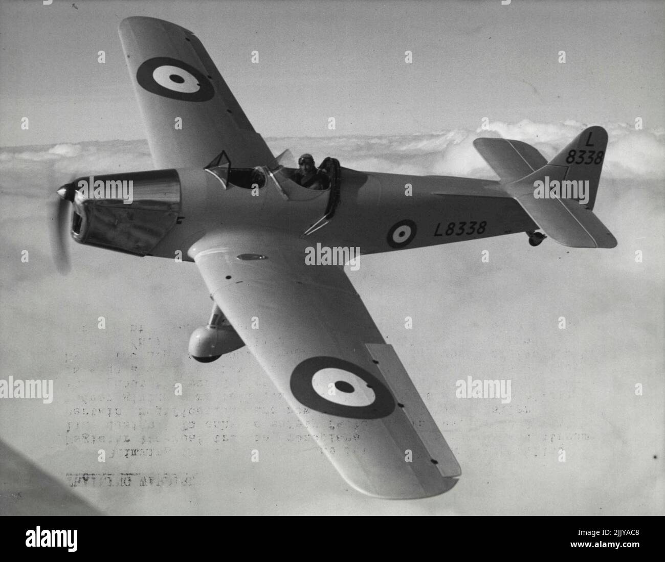 s, the latest version of the Miles Magister two-seat training monoplane ...