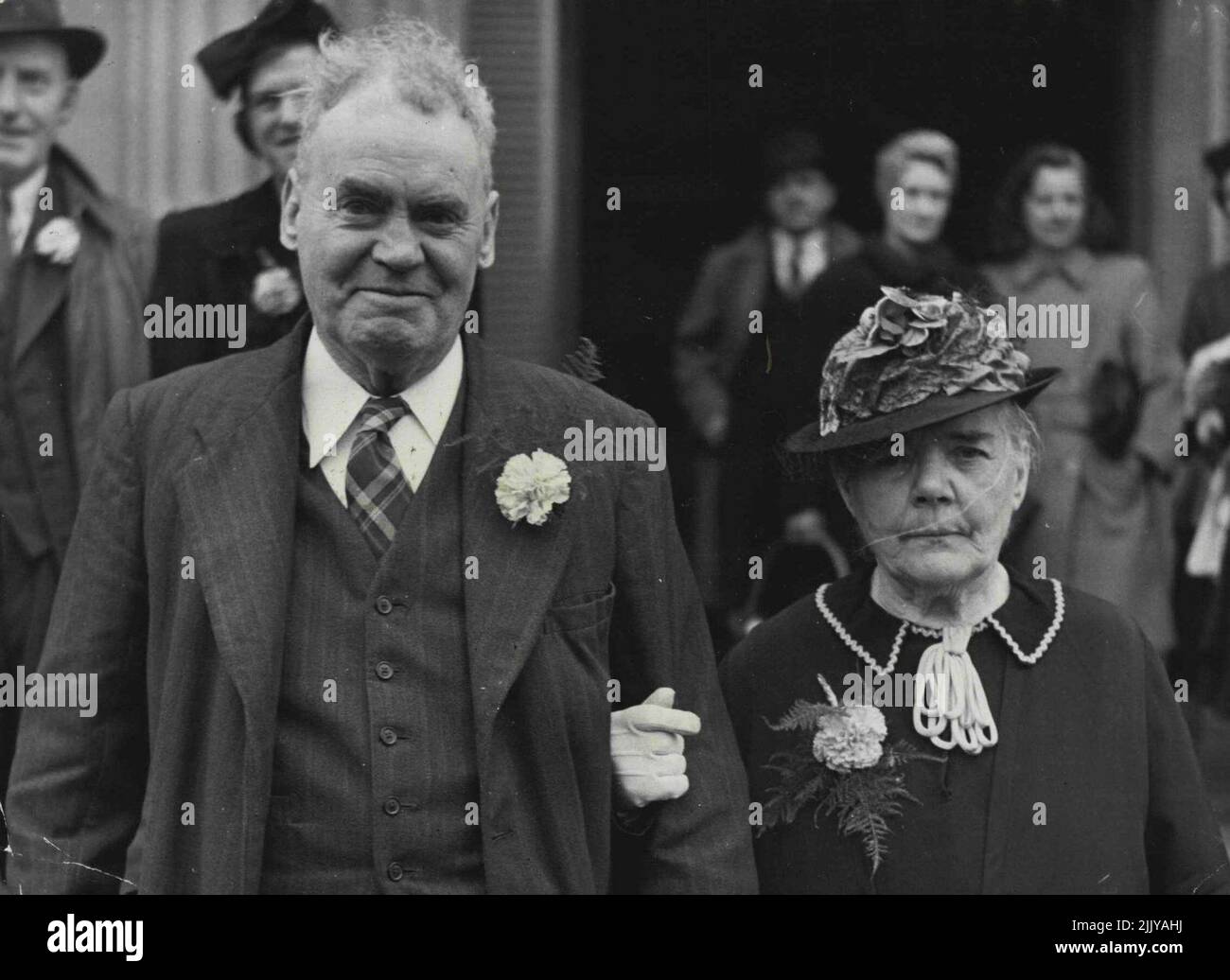 ce during the week-end, when two old age pensioners were married. The ...