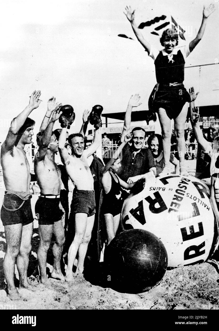 Mistinguet - And Her Famous Legs - At Deauvilie - Mille. Mistinguett ...