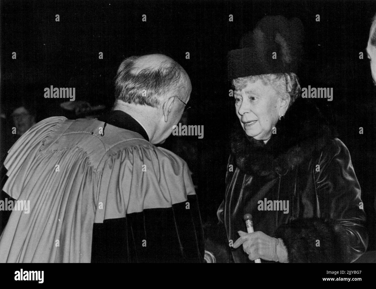 Queen Mary Attends Spring Session Of Church Assembly, Westminster -- H ...