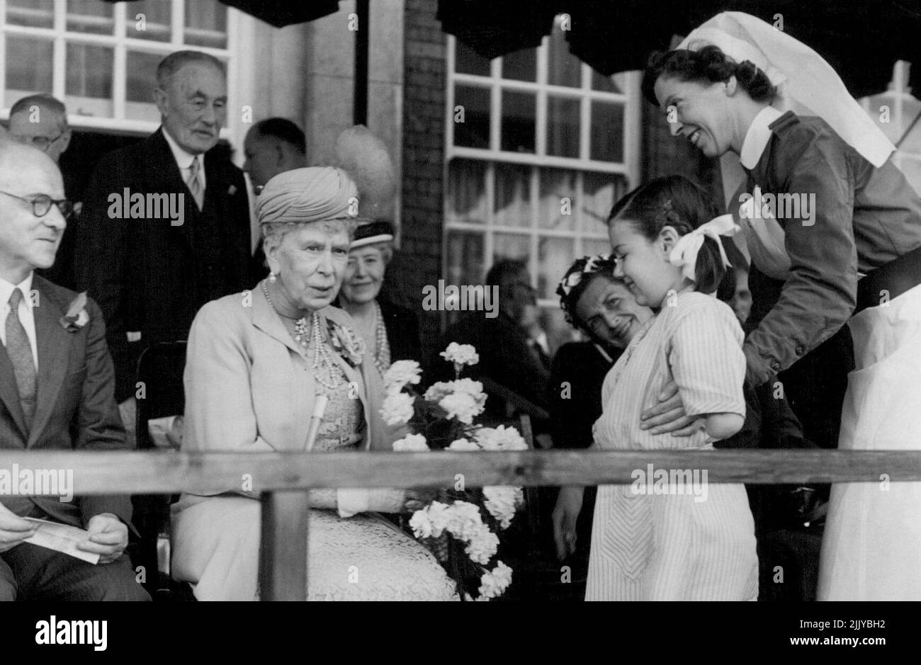 Her First Walk A Nursing Sister helps 12 year old Doreen Hardman, to ...