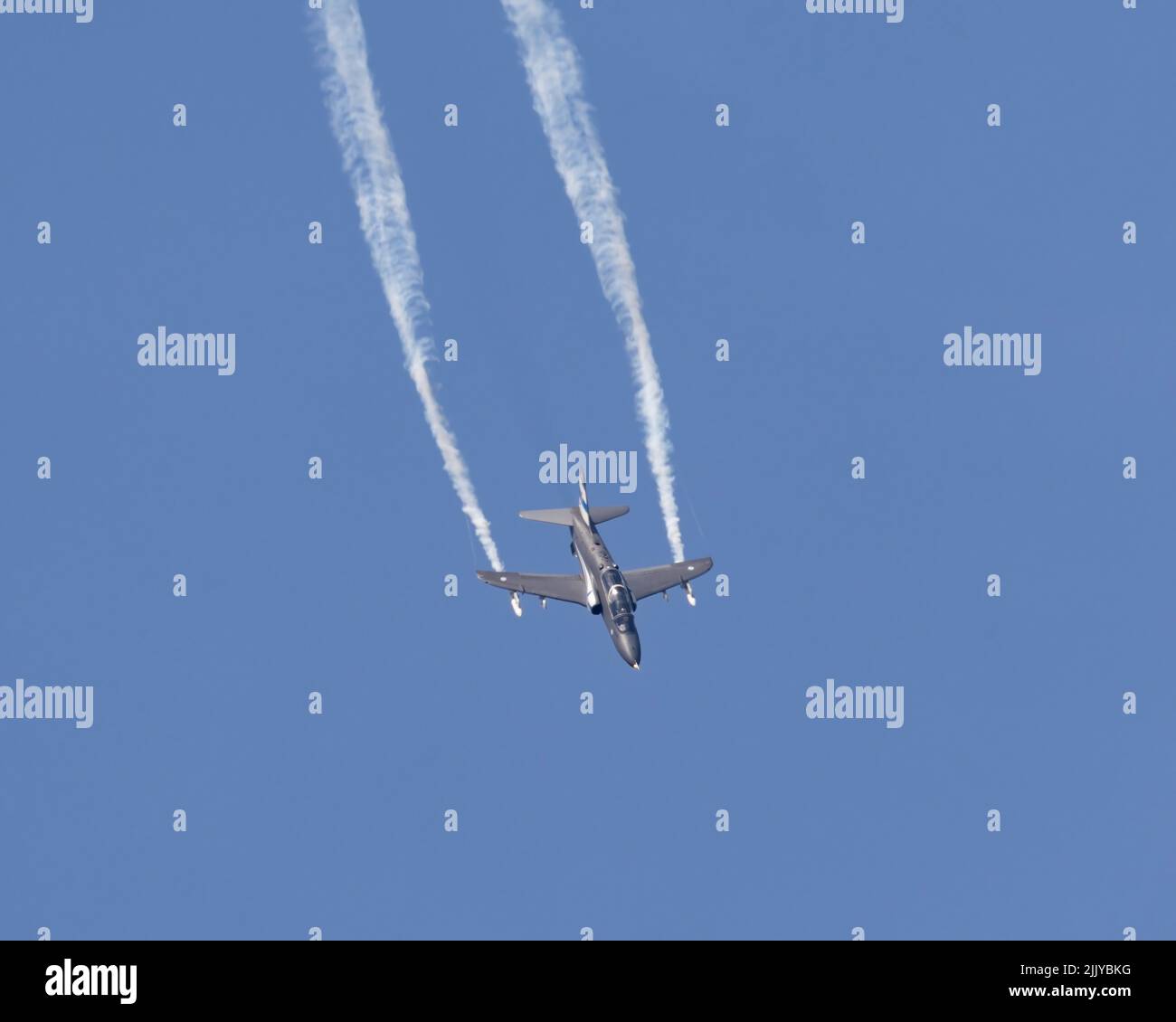 Finnish Air Force BAe Hawk Mk.51 jet trainer HW-354 flying at RIAT 2022 ...