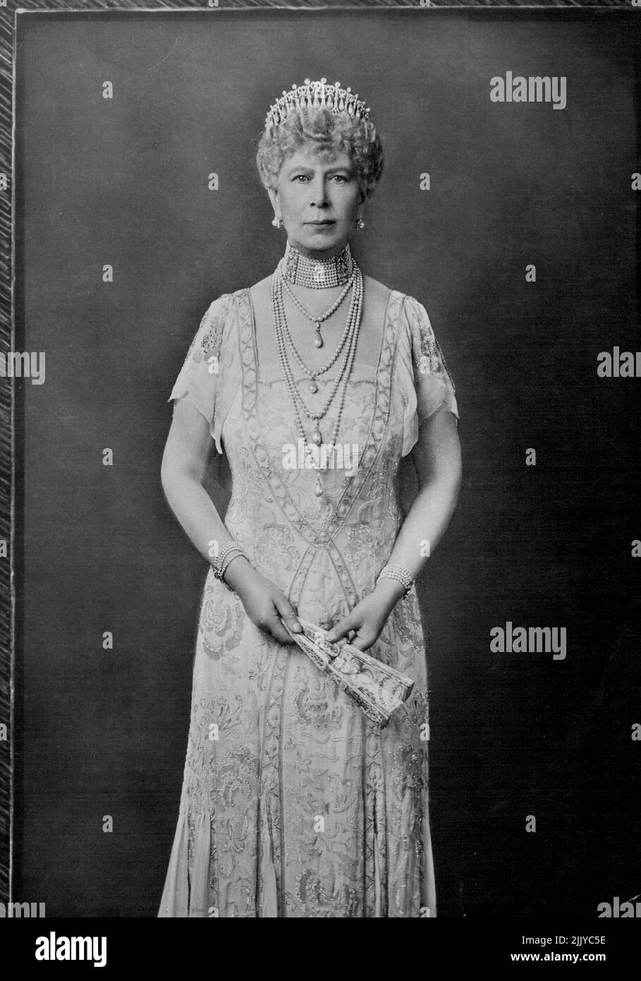 H.M. The Queen. May 06, 1935. (Photo by Hay Wrightson Stock Photo - Alamy