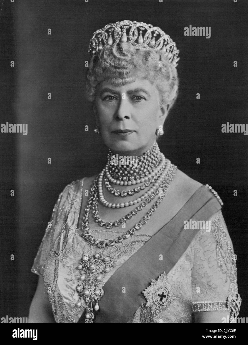 H.M. The Queen. April 22, 1935. (Photo by VANDYK Stock Photo - Alamy
