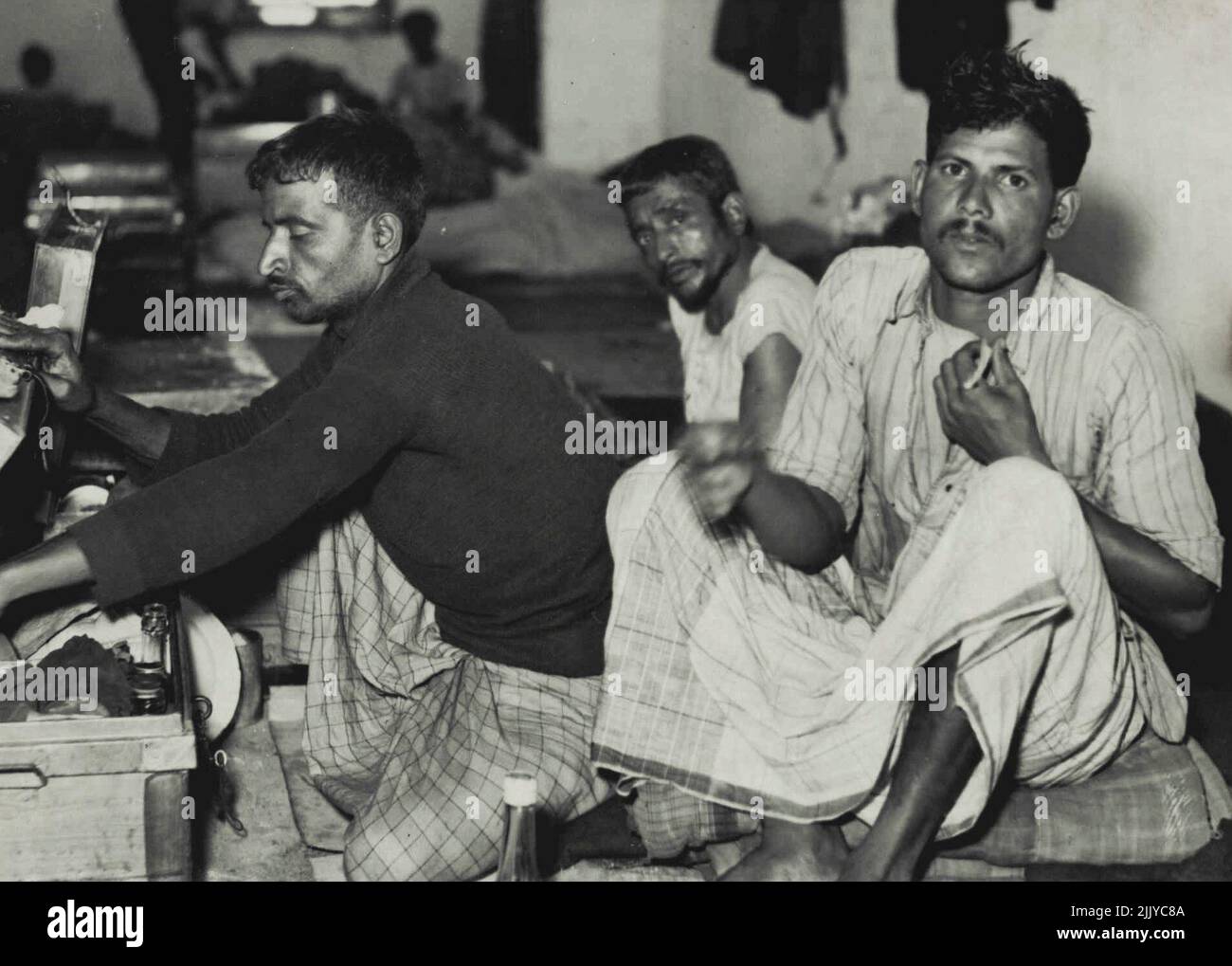 Lascars (strikers in Sydney). December 4, 1939 Stock Photo - Alamy