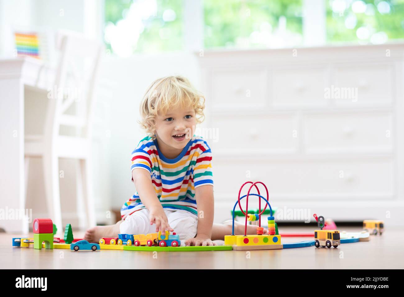 Children playing on rail tracks hi-res stock photography and images - Alamy
