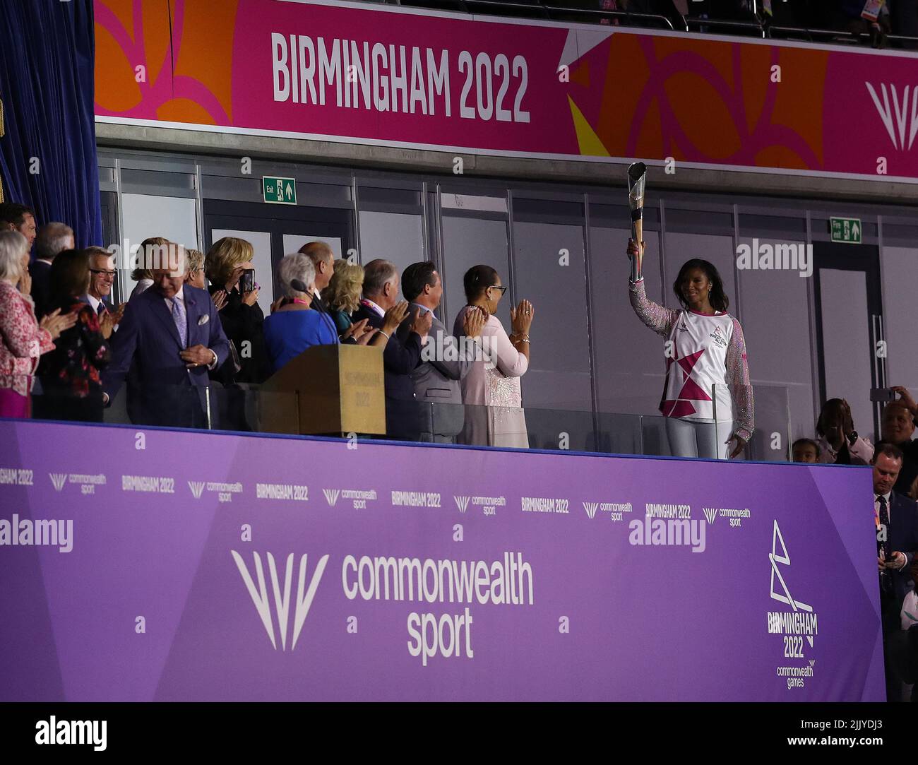 Birmingham, UK. 28th July, 2022. Denise Lewis with the Commonwealth ...
