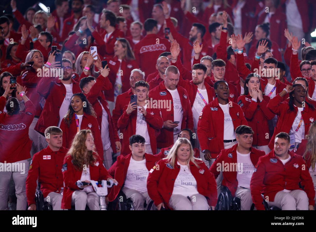 Commonwealth games team england parade hi-res stock photography and ...