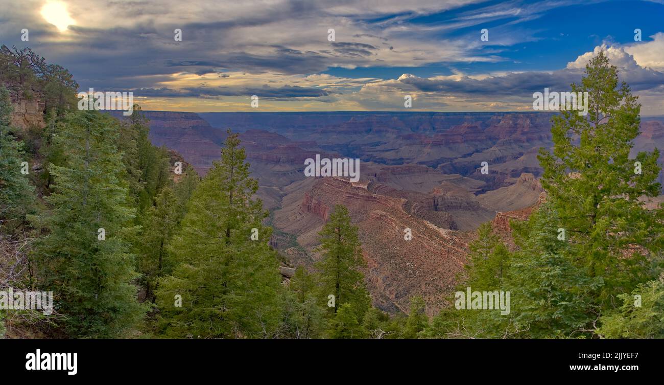 Grand Canyon Arizona viewed just west of Grandview Point Stock Photo ...