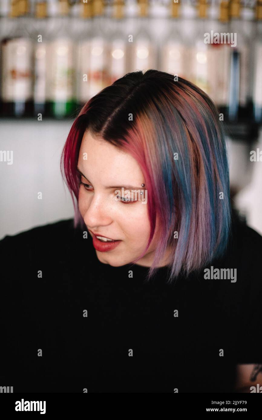 Bartender barista hi-res stock photography and images - Alamy