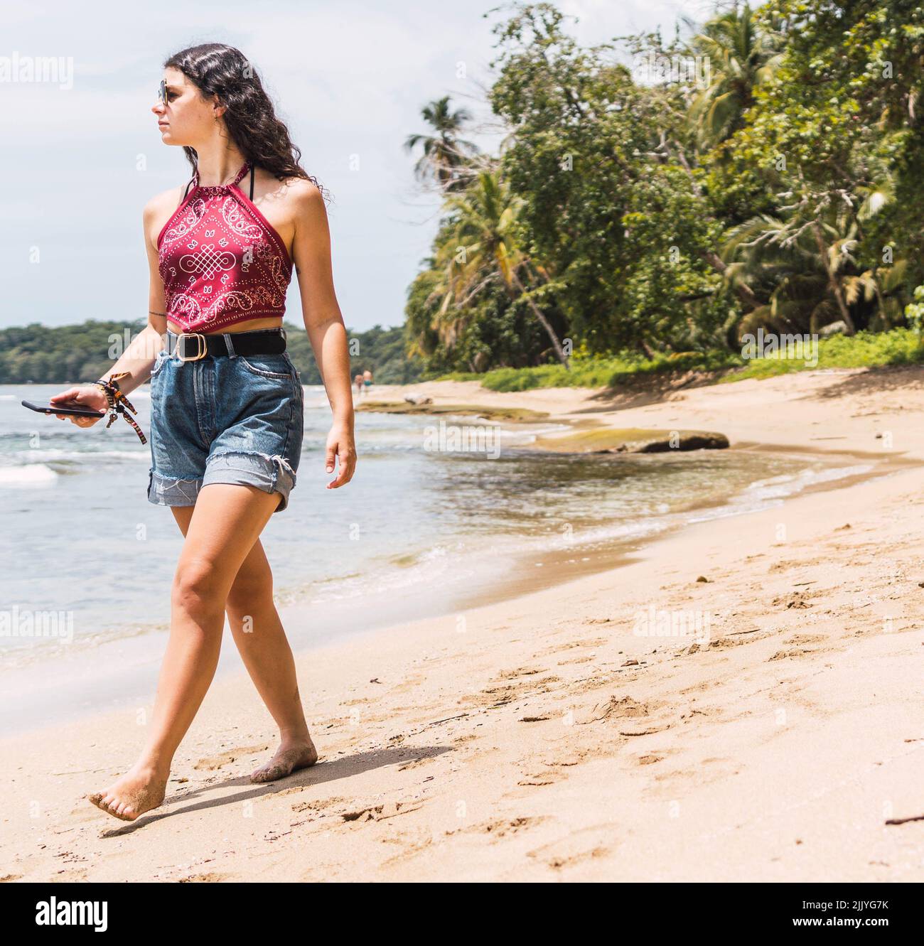 Puerto viejo costa rica woman hi-res stock photography and images - Alamy