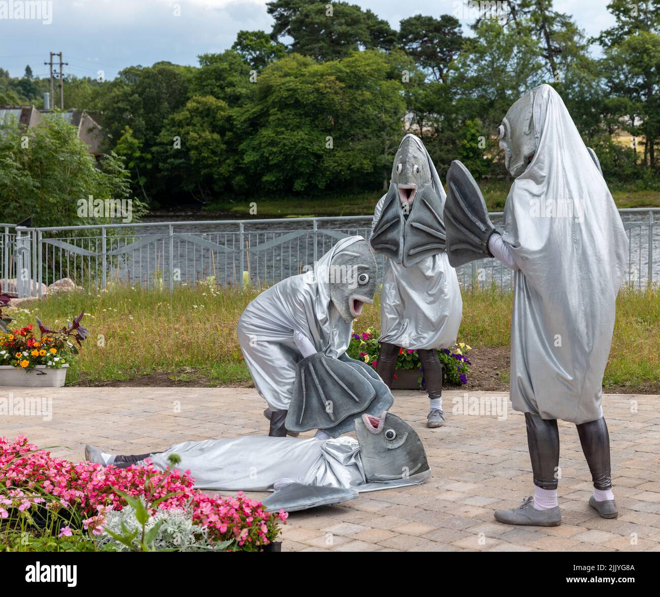 River Ness Hydro System, Inverness, Highlands and Islands, UK. 28th ...