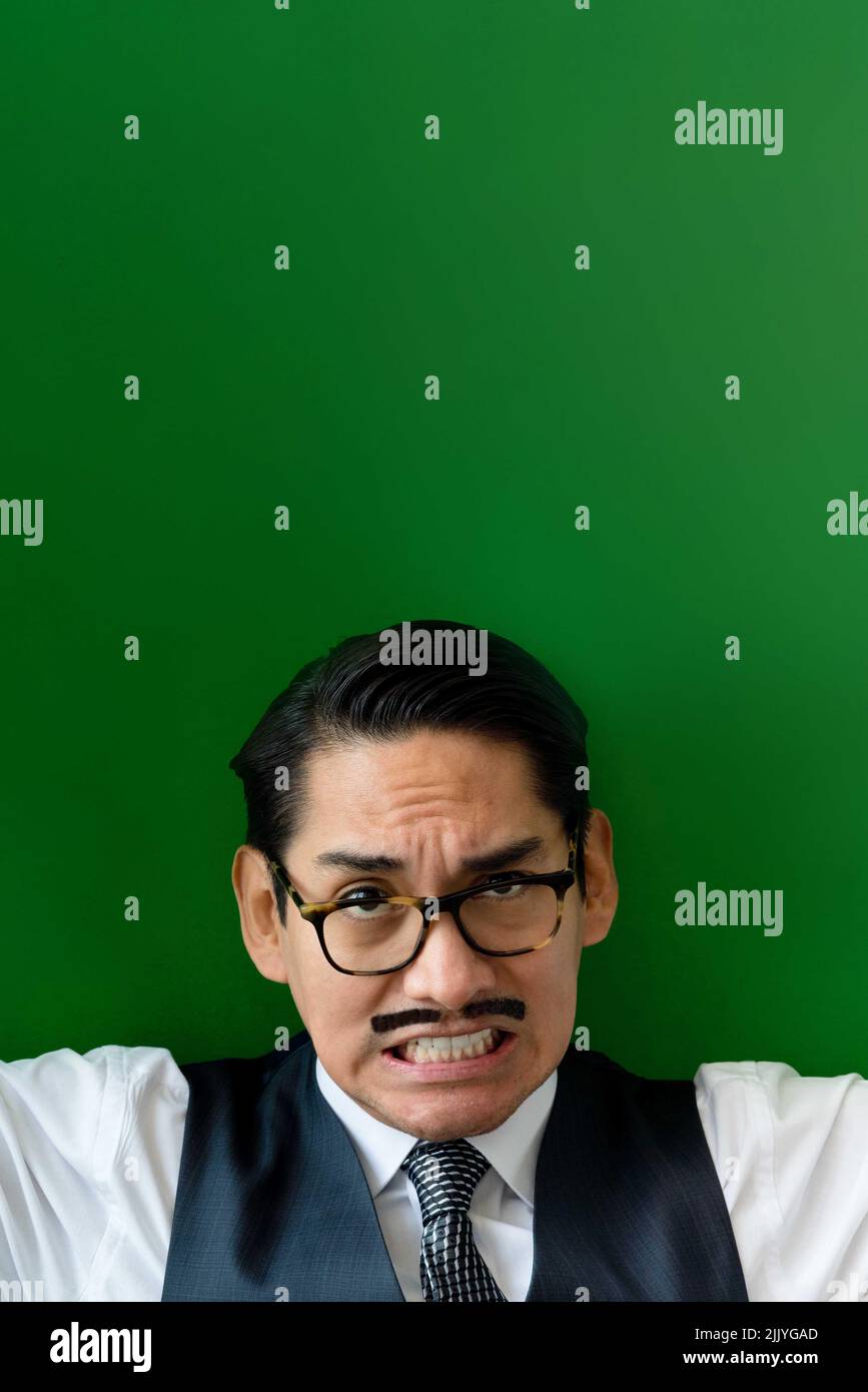 Green man head hi-res stock photography and images - Alamy