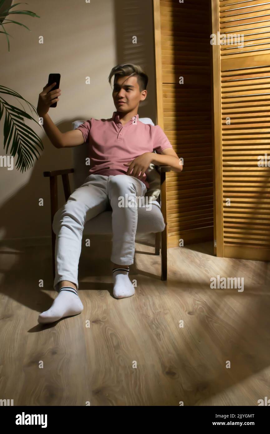 Old businessman using smartphone work hi-res stock photography and ...