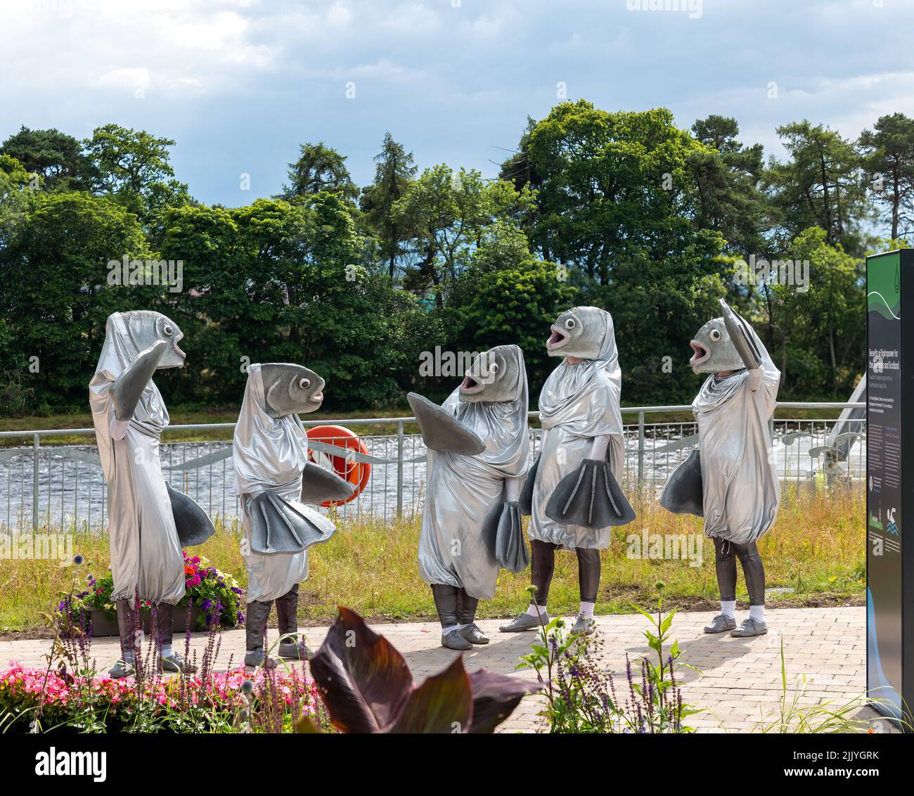 River Ness Hydro System, Inverness, Highlands and Islands, UK. 28th ...