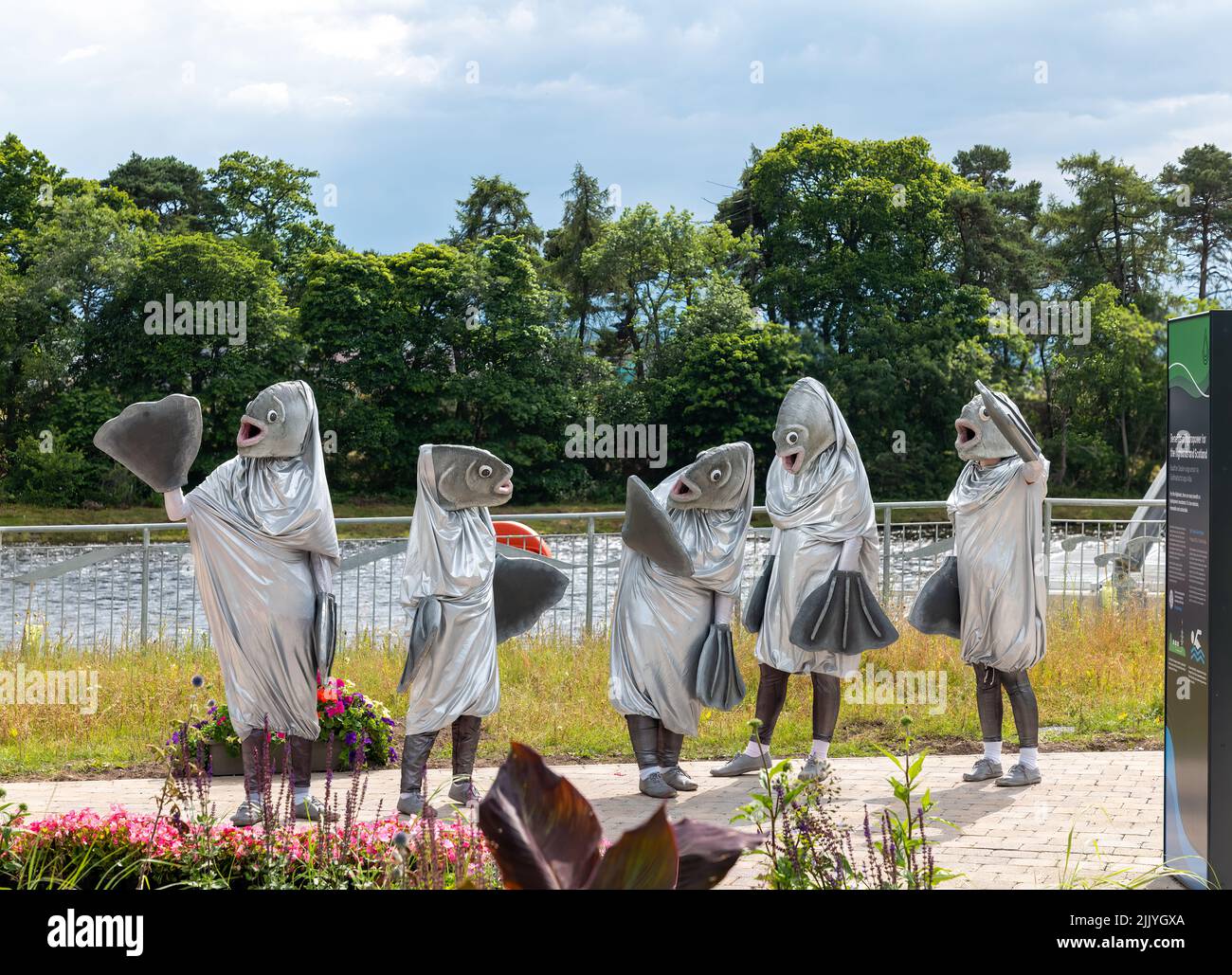 River Ness Hydro System, Inverness, Highlands and Islands, UK. 28th ...