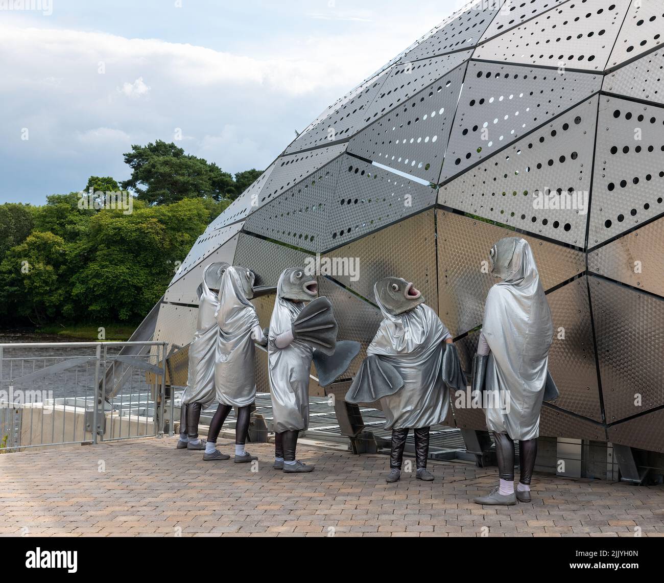 River Ness Hydro System, Inverness, Highlands and Islands, UK. 28th ...