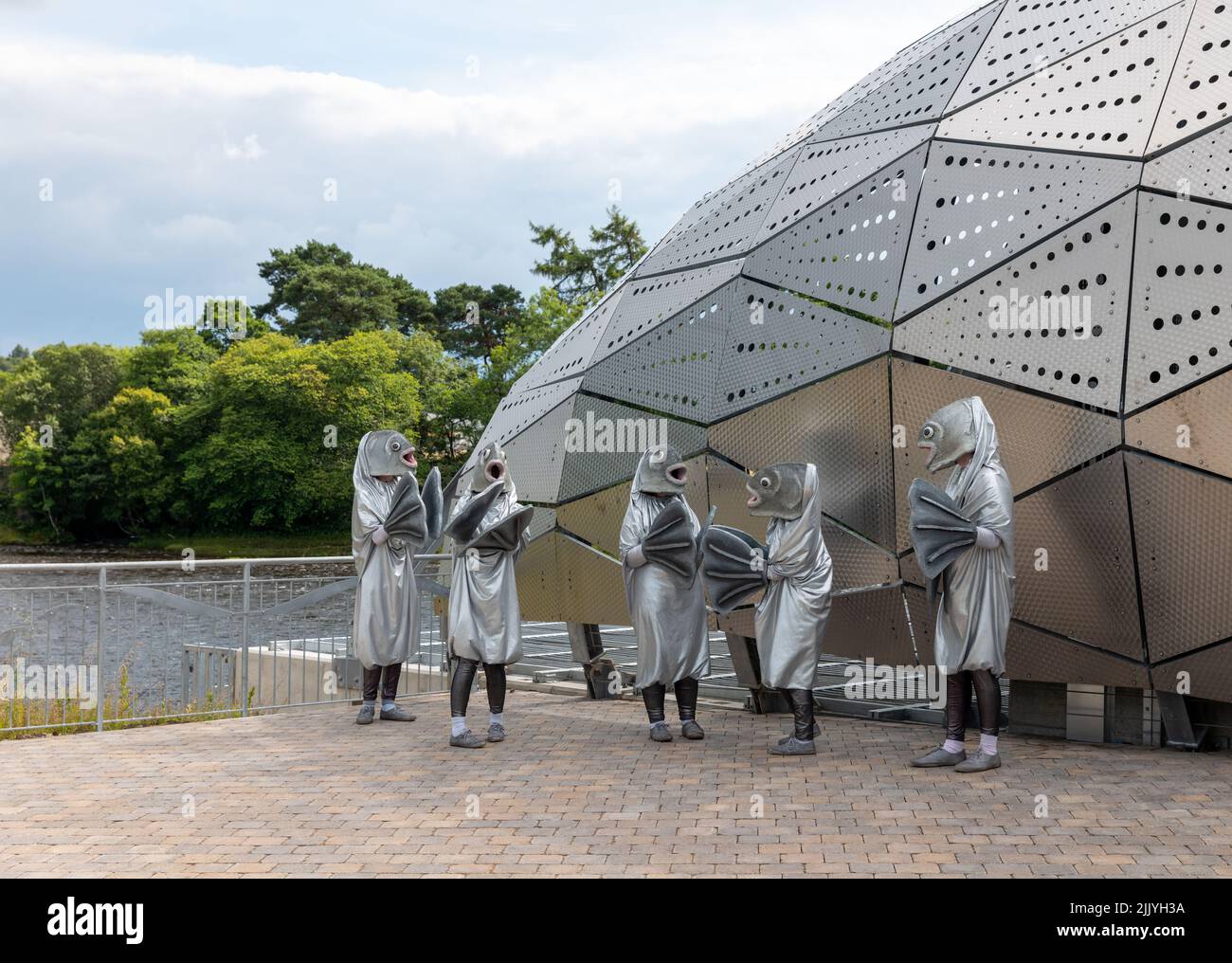 River Ness Hydro System, Inverness, Highlands and Islands, UK. 28th ...