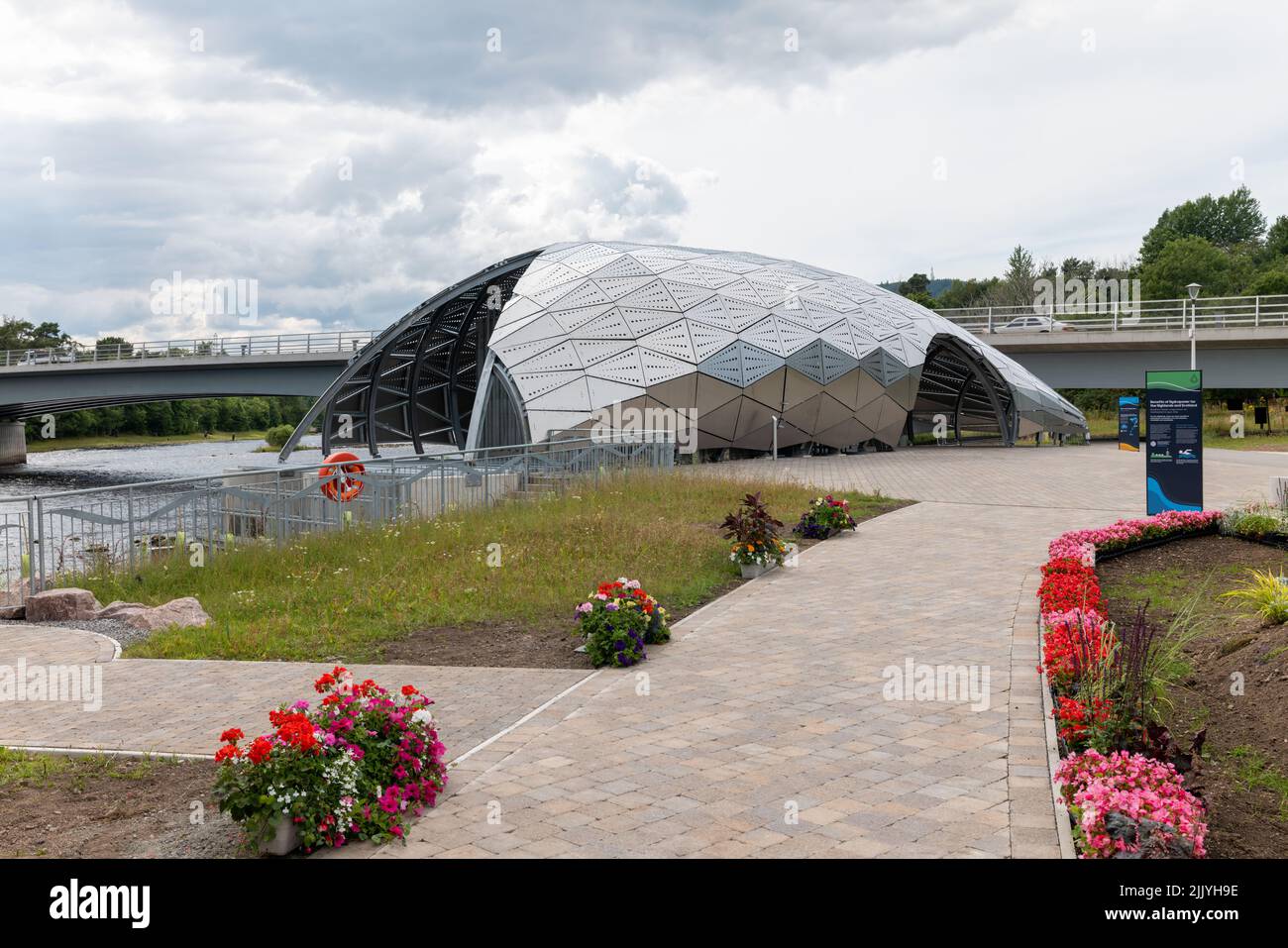 River Ness Hydro System, Inverness, Highlands and Islands, UK. 28th ...