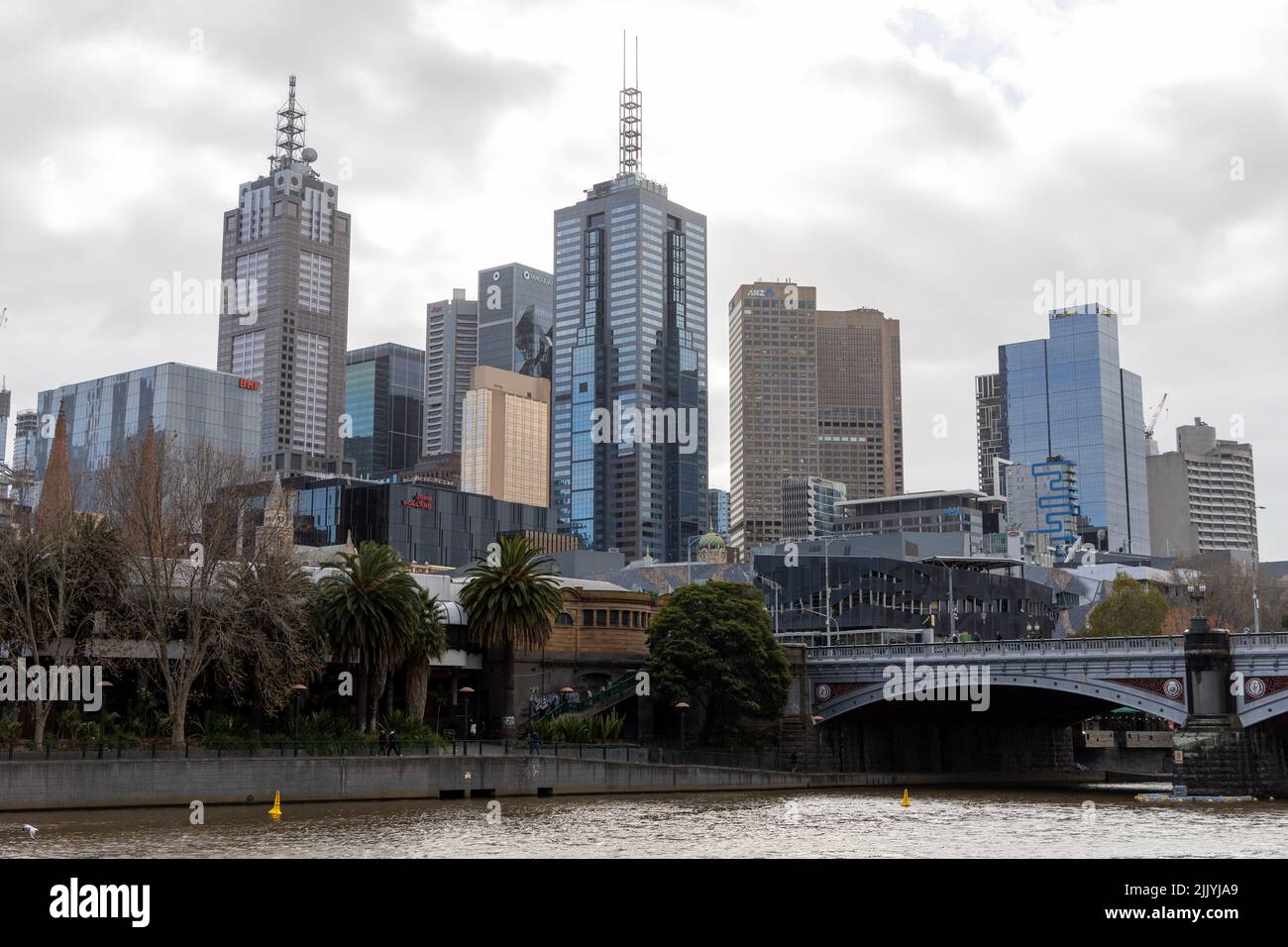 The Melbourne city in Victoria Australia on June 11th 2022 Stock Photo ...